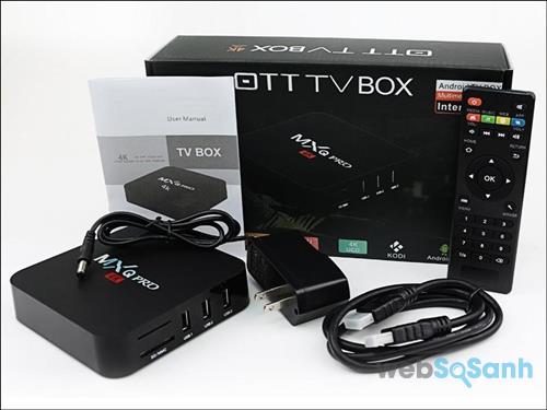 Cách sử dụng tivi box cho 5 thiết bị Android box tivi | websosanh.vn