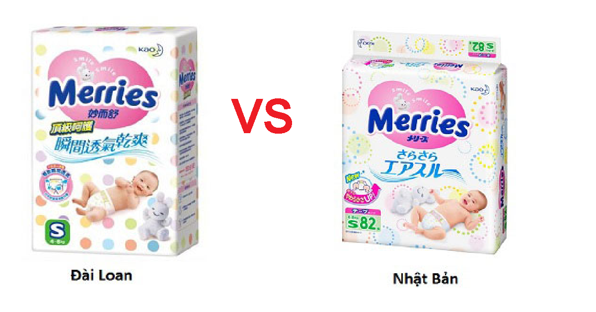 Bỉm Merries nội địa Nhật Bản là gì? Có những loại nào? | websosanh.vn