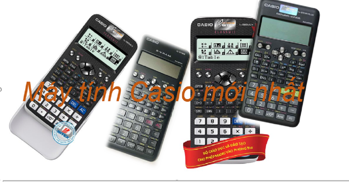 Những mẫu máy tính Casio mới nhất hiện nay | websosanh.vn