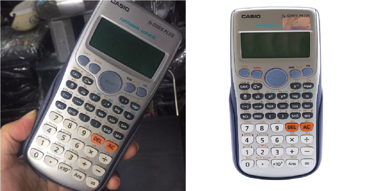 Máy tính Casio 570 sự khác biệt giữa fx 570VNX Plus và fx 570ES Plus ...