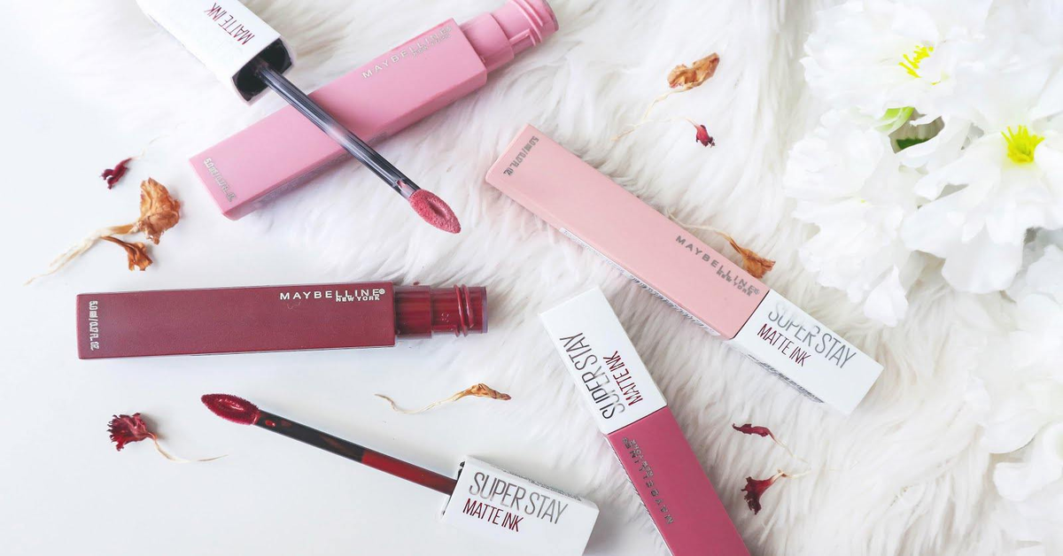 Review chi tiết về dòng son lì Maybelline Superstay Matte Ink ...