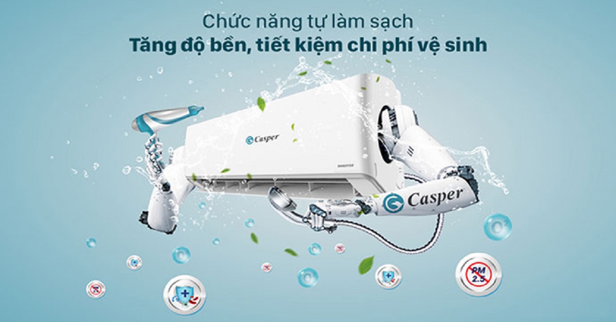 Nơi bán Điều hòa Casper 18000 BTU 1 chiều Inverter GC-18IS35 chính hãng ...