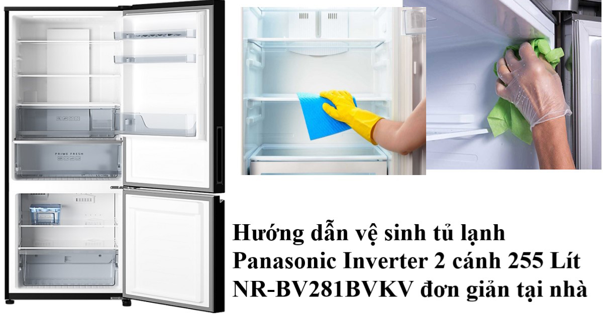 Nơi bán Tủ lạnh Panasonic Inverter 2 cánh 255 Lít NR-BV281BGMV chính hãng giá rẻ nhất